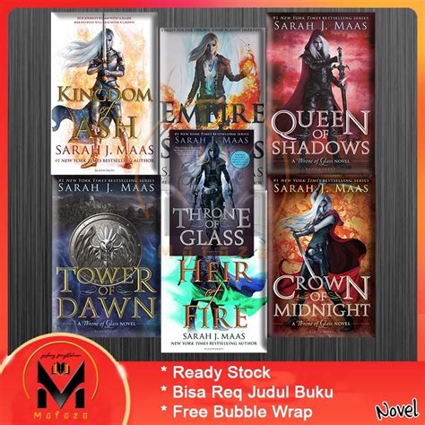 Jual Throne Of Glass 7 Book Series By Sarah J Maas English