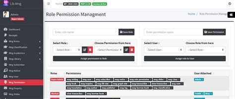 Library Management System Laravel Only