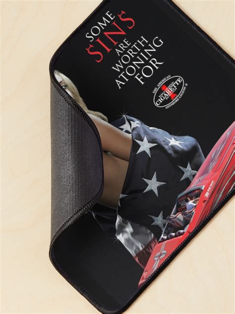 Cigarette American Flag Sexy Top Gun Mouse Pad For Sale By