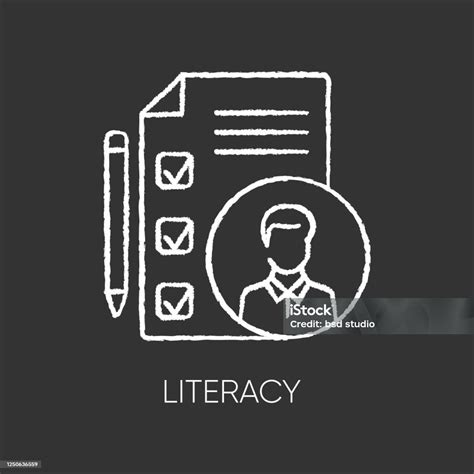 문맹 퇴치 플랫 디자인 긴 그림자 글리프 아이콘 전문 지식 후보 이력서 구직 신청 회사 인력 역량 직원 기술 체크리스트 실루엣 Rgb 컬러 일러스트레이션 개념에 대한 스톡