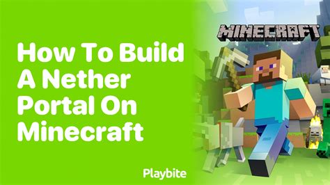 How To Build A Nether Portal On Minecraft Playbite