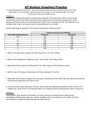 AP Bio Graphing Practice Elearning Docx AP Biology Graphing Practice Answer The Questions