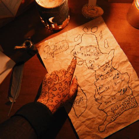 Prythian Map By Pennyreading On Deviantart