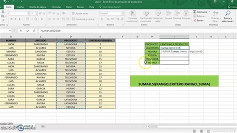 Como Se Usa La Funcion Sumar Si Conjunto En Excel Catalog Library