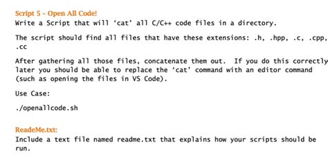 Solved Scripting Assignment This Section Has 5 Scripts To Do