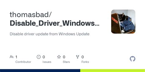 Github Thomasbaddisabledriverwindowsupdate Disable Driver Update