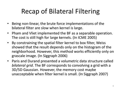 Ppt Recursive Bilateral Filtering Powerpoint Presentation Free Download Id2752584