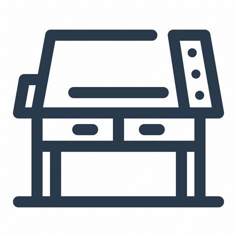 Drafting Table Icon Download On Iconfinder On Iconfinder