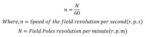 What Is Synchronous Speed Relationship Between Speed And Frequency Electrical Volt