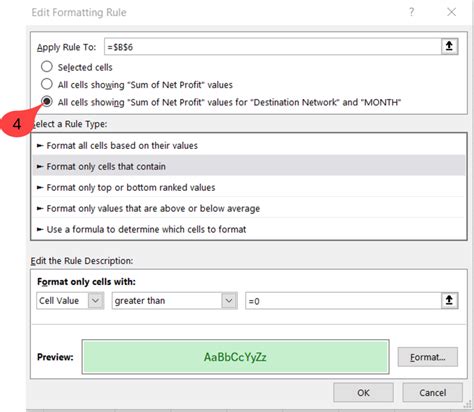 Conditional Format Pivot Tables With Recommended Wizard Colors