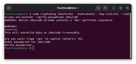 How To Encrypt Lvm Volumes With Luks Foss Linux