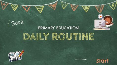 Daily Routine Primary Sara
