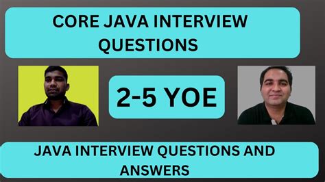 java interview questions real time interview questions and answers youtube