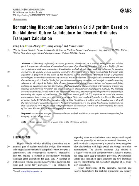 Pdf Nonmatching Discontinuous Cartesian Grid Algorithm Based On The