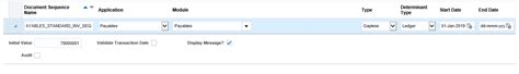 Oracle Application S Blog Document Sequence In Oracle Fusion Payables