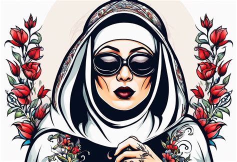 Nun Tattoo Ideas Tattoosai