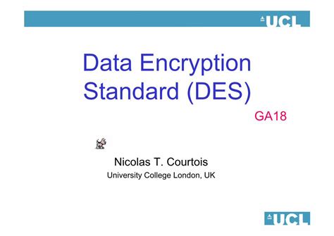 pdf data encryption standard des · data