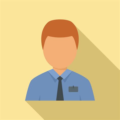 Man Estimator Icon Flat Style 14609754 Vector Art At Vecteezy