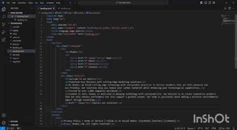 Shivani Shetty On Linkedin Task 3 Landing Page Technohacks Edutech Official Sandip Gavit