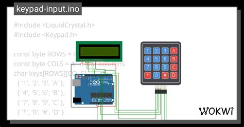 Keypad O Copy Wokwi Esp32 Stm32 Arduino Simulator