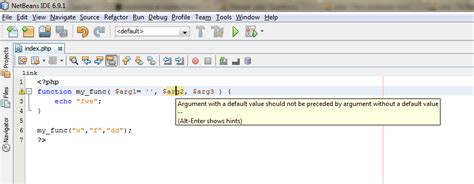 Php Is A Default Value For The First Argument For A Multi Argument Function Redundant Stack