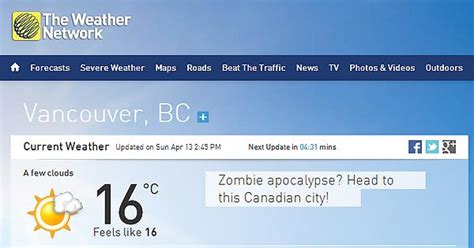 The Weather Network Has A New Feature Imgur