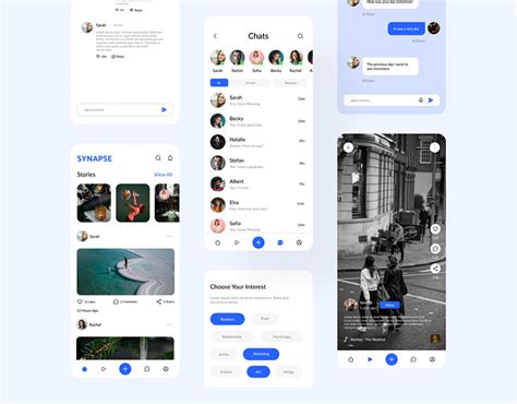 Synapse Social Networking App Behance