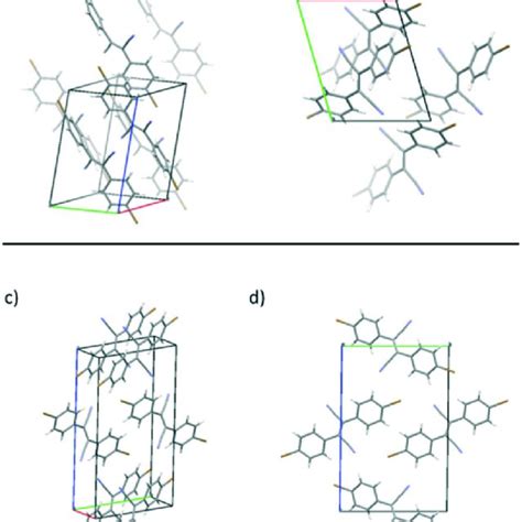 A And B Crystal Structure Of The Previously Known Polymorph Form 1