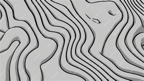 Premium Photo Abstract Monochrome Curves Background Design Flowing And Transforming Shapes