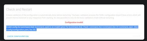 Command Line YAML Configuration Has Moved For Cover Configuration