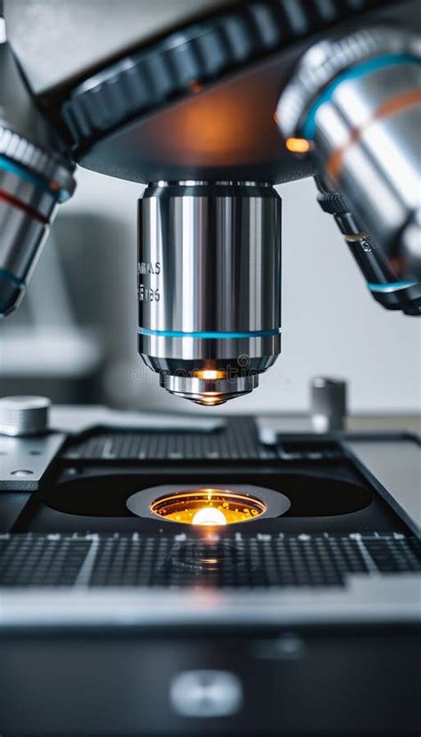 Cutting Edge Medical Dna Lab With Advanced Technology And Microscopes For Health Analysis Stock