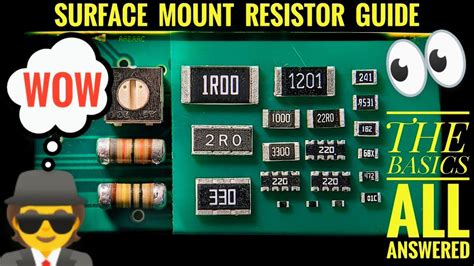 Surface Mount Resistor Guide Smd Resistor Soldering Youtube
