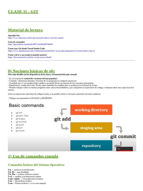 Clase 11 Git Apunte Informal Pdf Archivo De Computadora
