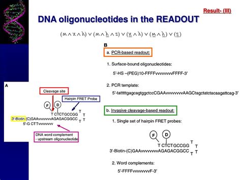 Ppt A Dna Computing Readout Operation Based On Structure Specific