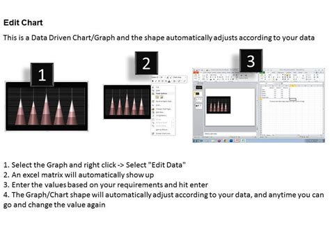 Data Driven 3d Chart Shows Interrelated Sets Of Data Powerpoint Slides