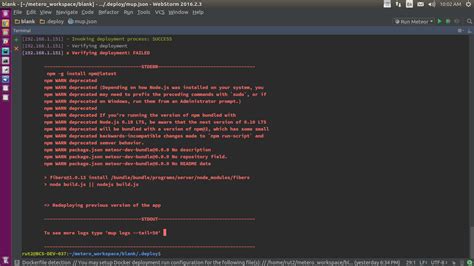 Meteor Disable Docker Setup In Mupx Deployment Stack Overflow