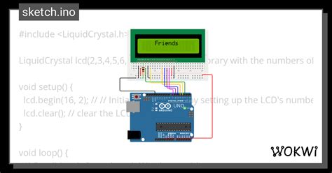 48 162 Lcd Display Character Concept Using Arduino Wokwi Esp32