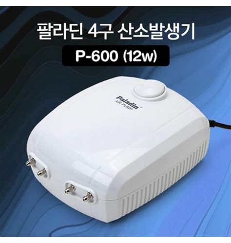 기포 발생기 무소음 4구 에어펌프 수족관 산소공급 티몬