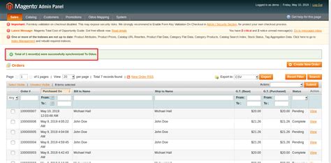 Odoo Saas Bridge For Magento Magento Odoo Online Connector