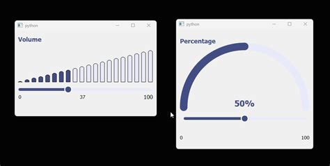 Creating Interactive Volume And Percentage Sliders With Pythons Pyqt5 By Py Core Python