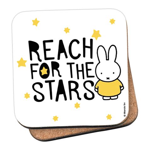 Miffy Reach For The Stars Cork Coaster Miffy Shop