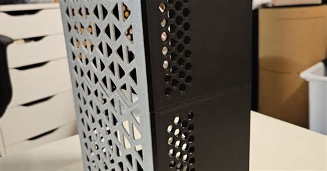 Front Panel MX Switch NutCase Vertical ITX PC Case By Ke Thien Download Free STL Model