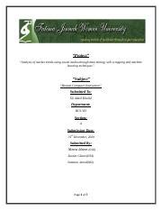 HCI Project Report Docx Project Analysis Of Market Trends Using Social Media Through Data