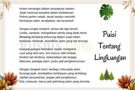 10 Contoh Puisi Tentang Lingkungan Alam Singkat Dan Menyentuh Hati