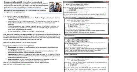 solved mming exercise 3 user defined functions the quebec