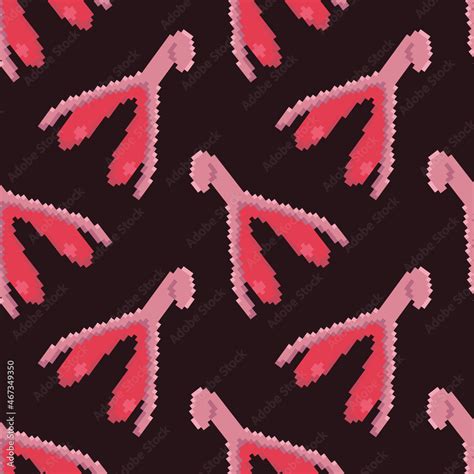 Vector Stock Graphics Seamless Pattern Of Female Reproductive System Of Clitoris And Orgasm