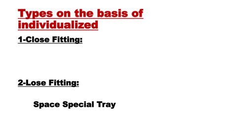 Classification Of Impression Trays Pptx