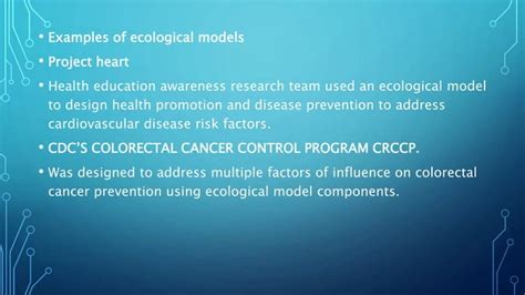 Ecological Model Pptx Environment Science
