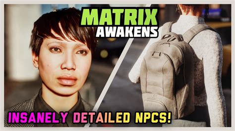 The Matrix Awakens PS5 Ultra Realistic Graphics • Insane NPC details ...