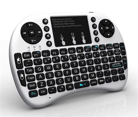 Mini G Multi Functional Wireless Keyboard For Raspberry Pi White